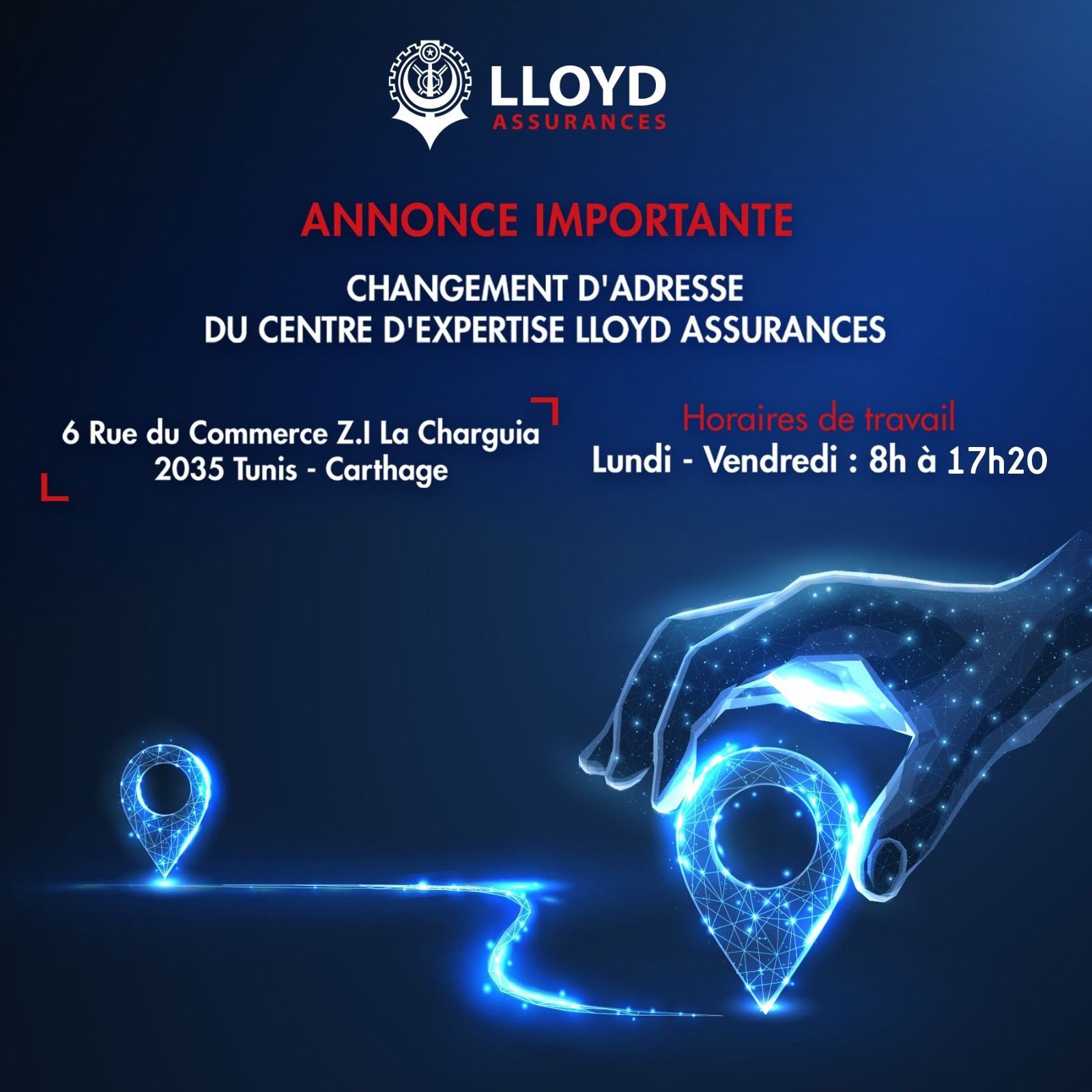 Notre centre d'expertise Lloyd Assurances change d'adresse ! - Lloyd ...